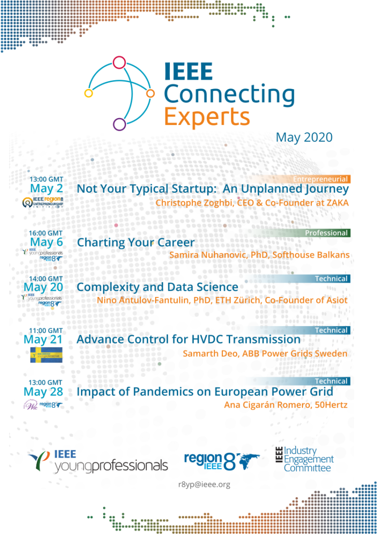 IEEE Connecting Experts webinars by IEEE Young Professionals – May 2020 ...